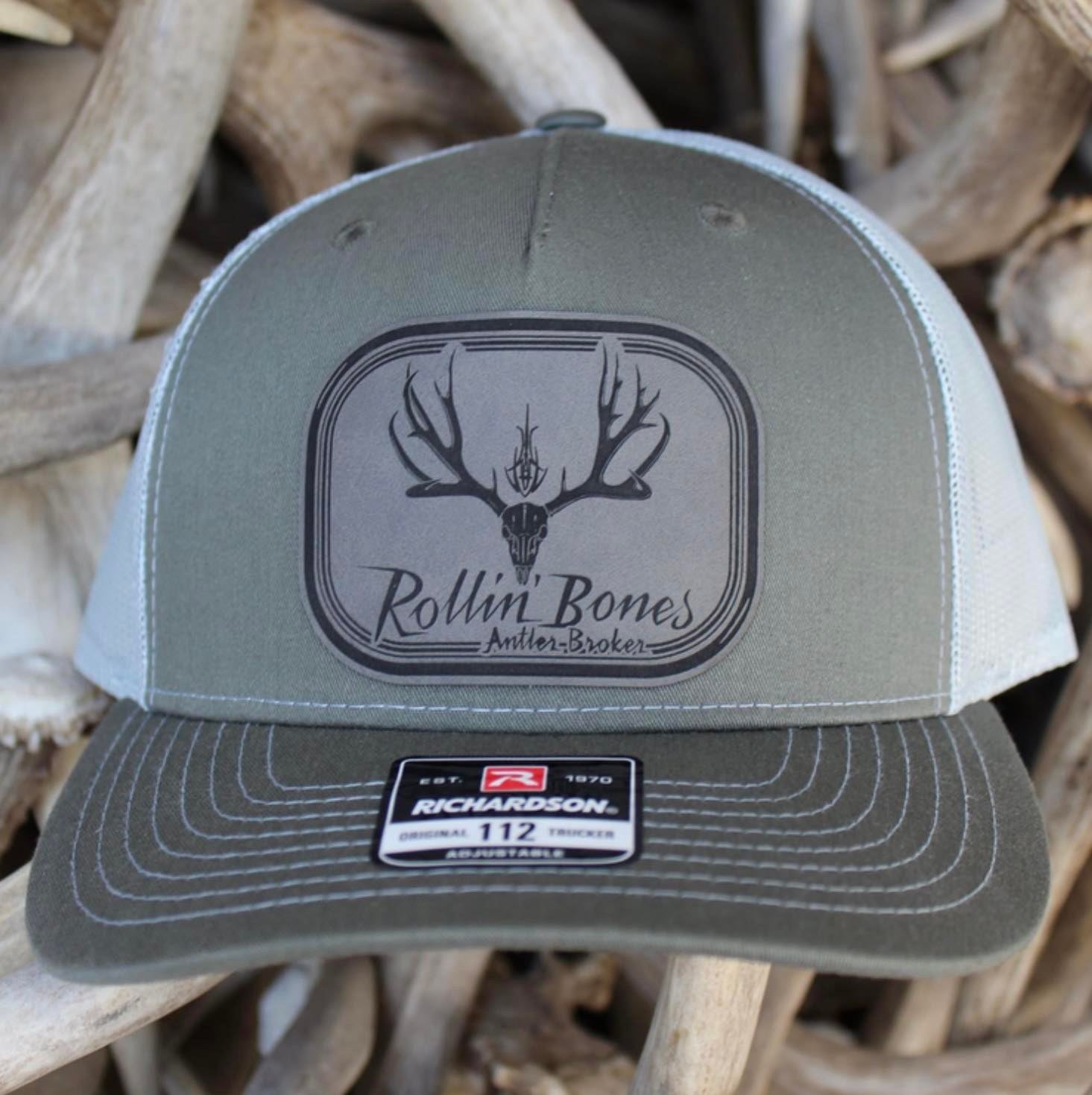 Curve Brim Logo Hat – Rollin Bones Antler Brokers